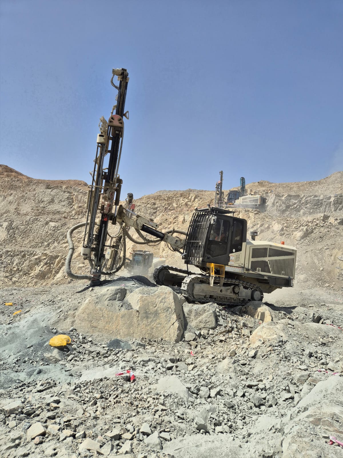 LGMRT Top Hammering machines working in TROJENA-KSA - I Machinery